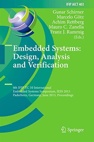 Embedded Systems Design Analysis And Verification 4th Ifip Tc 10