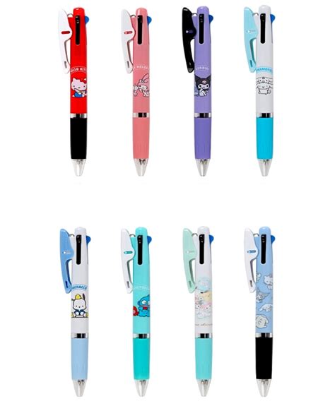 정품2개구매시 추가할인 산리오 마이멜로디 쿠로미 시나모롤 헬로키티 한교동 제트스트림 3색볼펜 05mm 에이블리