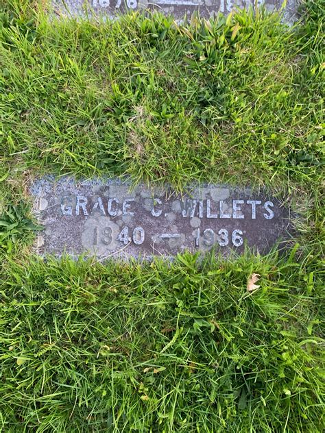 Grace Catherine Cornick Willets 1840 1936 Find A Grave Memorial