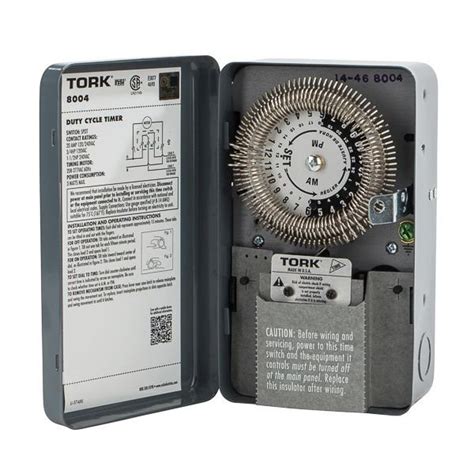Nsi 8004 Cycle Timer Switch 208 277 Volt 24 Hour Tork® Hz Electric Nsi 8004 Cycle Timer Switch 208 277 Volt 24 Hour Tork® Hz Electric