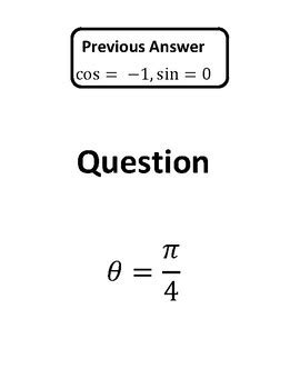 Unit Circle Values Scavenger Hunt CCSS HSF TF A By The Clark S Teach