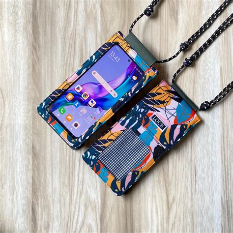 Jual Tas Dompet Hp Dompet Handphone Id Card Holder Hanging Phone Wallet Kalung Gantung Leher