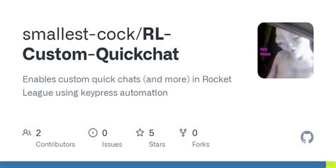 GitHub Smallest Cock RL Custom Quickchat Enables Custom Quick Chats And More In Rocket