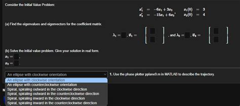 Solved Consider The Initial Value Problem Chegg