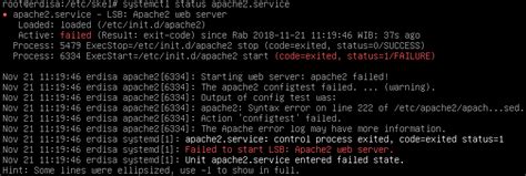 My Etc Init D Apache2 Restart Failed Server Fault