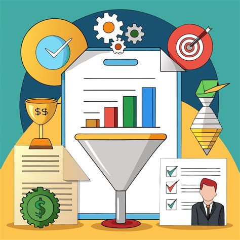 Business Analytics And Performance Metrics Illustration Premium Ai