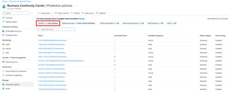 리소스에 대한 보호 정책 관리 Microsoft Learn