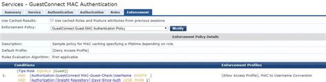 using the guest device repository for authentication in clearpass guest