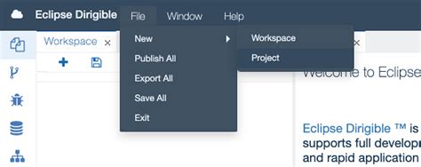 Getting Started Eclipse Dirigible Documentation