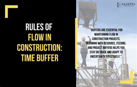 Rules Of Flow In Construction Time Buffer Elevate Constructionist
