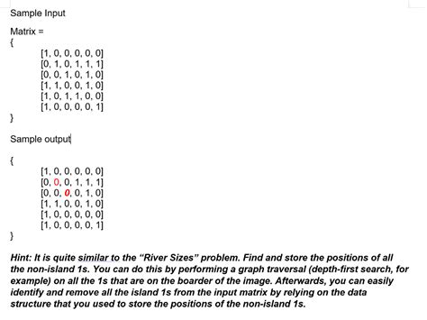 Solved C Or C Please In A 2d Matrix With Only 1 Or 0 I Chegg Com