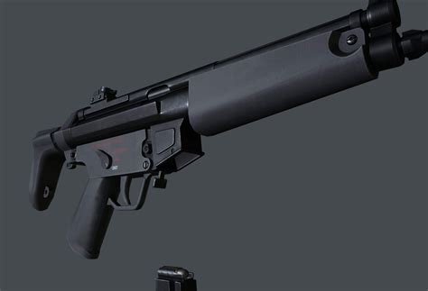 Heckler Koch Mp5 3d Model By Mightyalexone