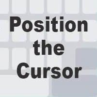 Position The Cursor For Text Input On IPhone