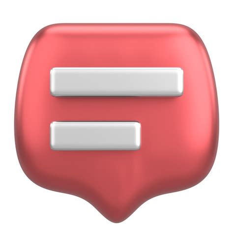 Premium Photo Comment Button Chat Button 3d Illustration