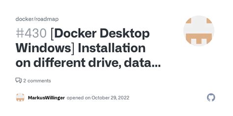 Docker Desktop Windows Installation On Different Drive Data Like
