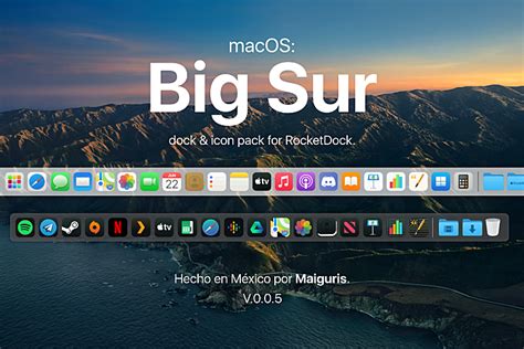 Macos Big Sur Dock 软件皮肤 致美化