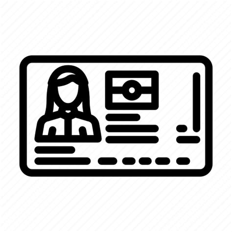 Id Card Biometric Authentication Scan Identification Fingerprint Icon Download On Iconfinder