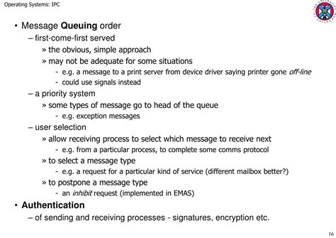 Ppt Inter Process Communication Message Passing Powerpoint