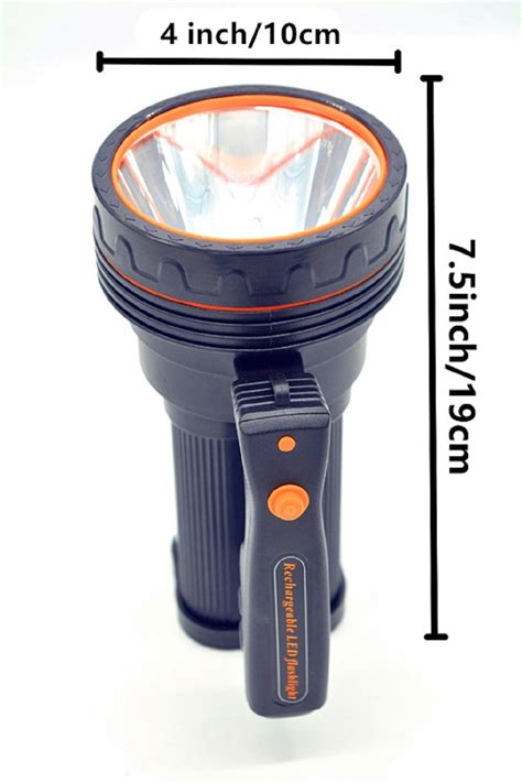 Ambertech Rechargeable 7000 Lumens Super Bright Led Searchlight Spotlight Flashlight Torch