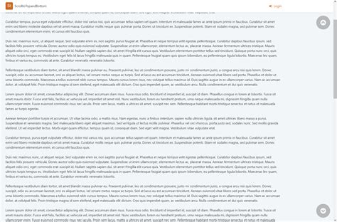 Scroll To Top Or Bottom Of Screen Overview O11 Outsystems
