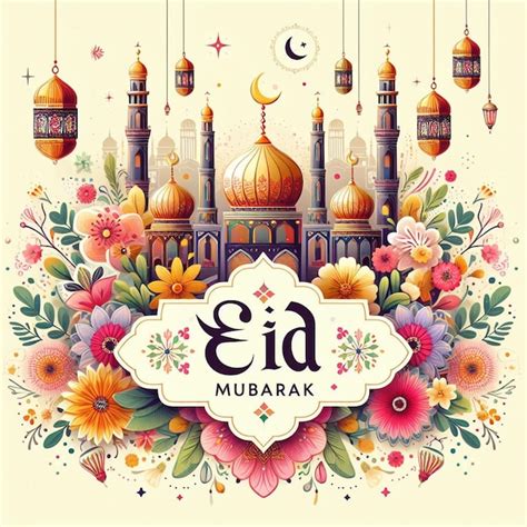 Premium Photo Eid Mubarak