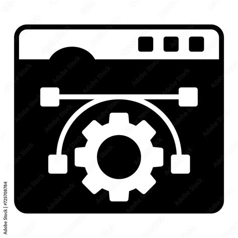 Corner Points Action Toolbox Concept Raster Image Resizer Vector Icon
