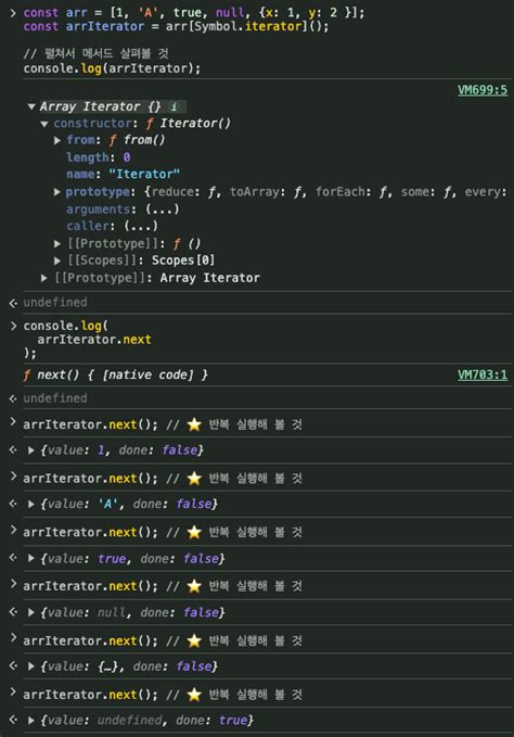 Javascript 28 이터러블 And 제너레이터