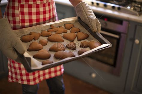 갓 구운 수제 계피와 꿀 쿠키 사진 무료 다운로드 Lovepik
