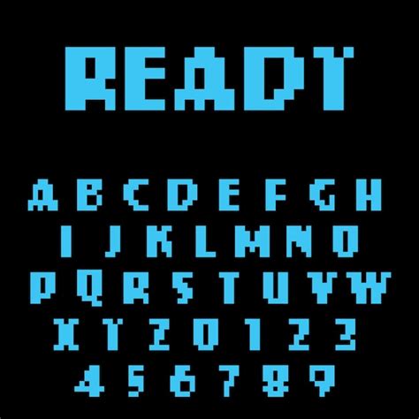 Sprite Font Vectors And Illustrations For Free Download