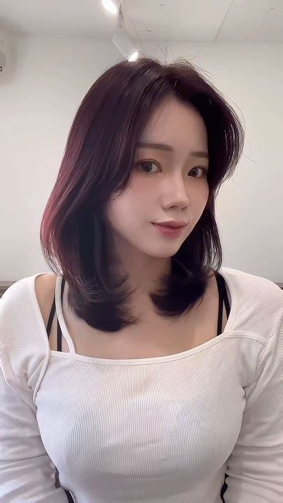 얼굴형에 맞는 길이와 층의 중단발레이어드펌 과우리고객님 피부톤에 맞는 레드브라운 함께했어요 🥹🫶🏻강남미용실 헤어컨설팅 퍼스널컬러 중단발레이어드컷 중단발펌