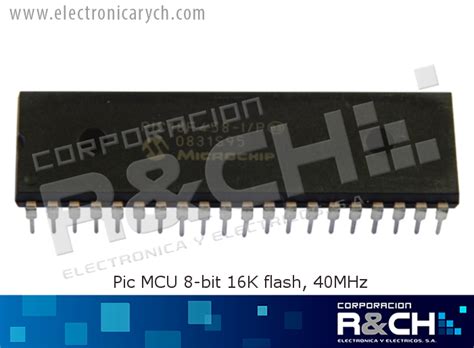 pic18f458 i p pic mcu 8 bit 16k flash 40mhz electronica randch