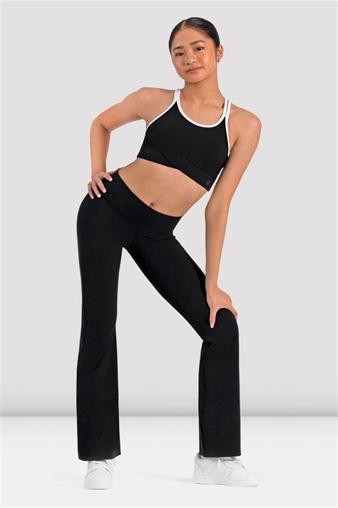 Girls Striker Camisole Crop Top Black Bloch Dance Us