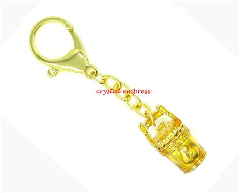2024 Buckets Of Gold And Good Fortune Keychain Yellow Crystal Empress