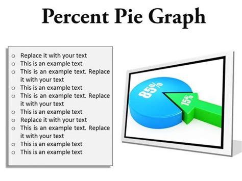 Percent Pie Graph Business PowerPoint Presentation Slides F