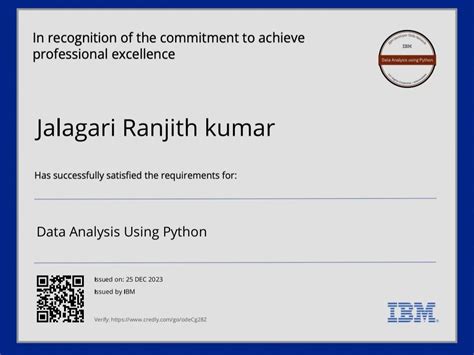 Ranjith Jalagari On Linkedin Ibm Dataanalysis Python