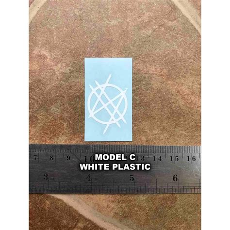 Jual Sticker Logo Headstock Gitar Schecter Custom Akustik Elektrik Folk