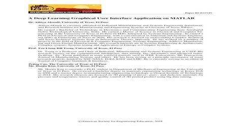 pdf a deep learning graphical user interface application on matlab