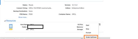 scaling a database deployment oracle cloud technology geek