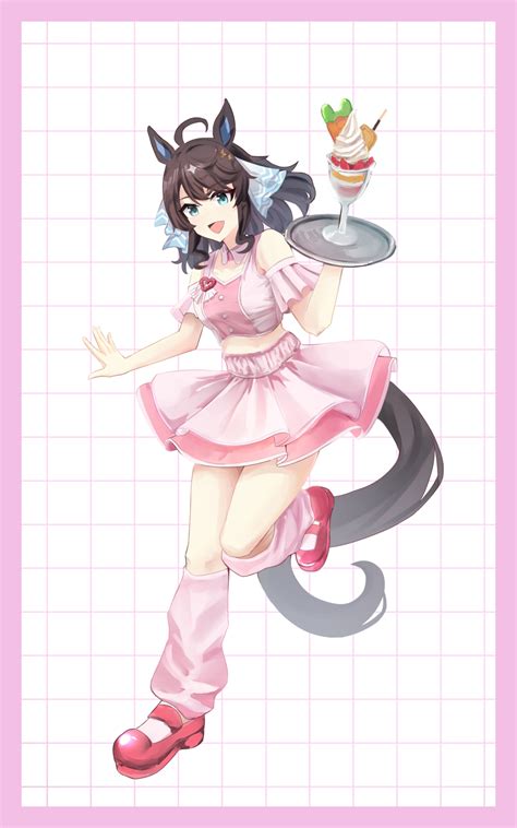 Denryoku Saboten Daring Tact Umamusume Umamusume Absurdres Highres 1girl Ahoge