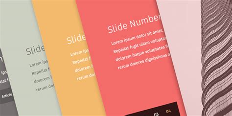 pointy stylish slider with a unique motion effect designhooks