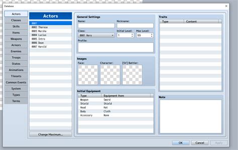 MV Character Creator EX MV Plugin Help RPG Maker Forums