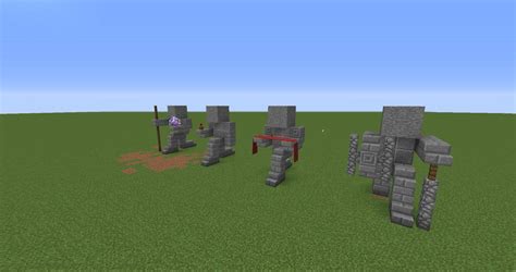 How To Build Easy Small Statues Minecraft Building Inc