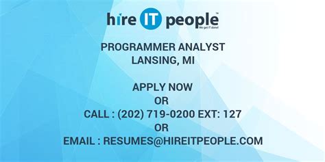 Programmer Analyst Hire It People We Get It Done