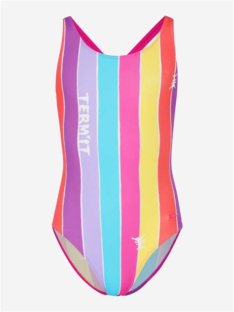 Купальник слитный для девочек Termit арт 128396 розовый цвет — купить за 509 руб со скидкой 70