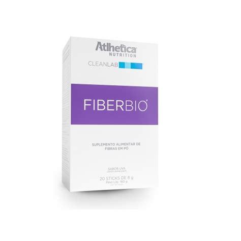 Fiber Bio Cleanlab 20 Sticks De 8g Atlhetica Nutrition Corpo