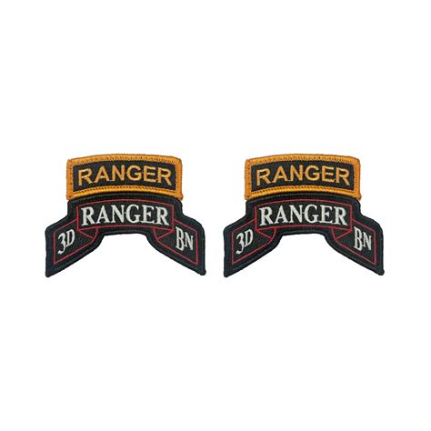 U S Army 75th Ranger Regiment 3rd Battalion Ocp Scroll And Ranger Tab Sta Brite Insignia Inc