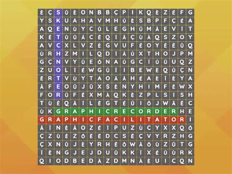 Find The Visual Thinker Types Wordsearch