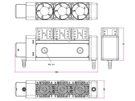 Mini Itx Com Dynatron L All In One Liquid Cooler For U Servers Heatsink
