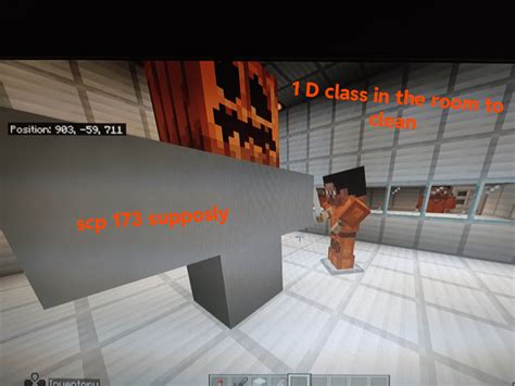 Scp 173 New Containment Cell Idea In Minecraft R Scp
