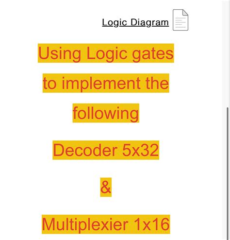 solved logic diagramusing logic gatesto implement
